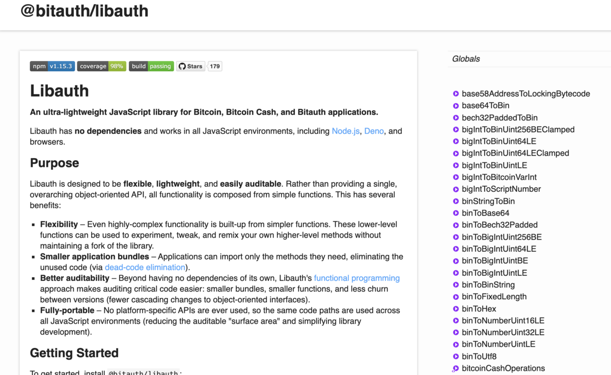 Bitcoin-ts is now Libauth Bitcoin-ts is now Libauth
